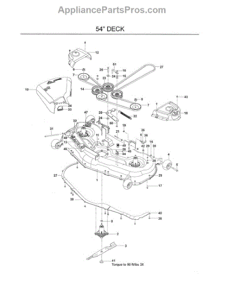 532187257 Deflector.Black.54" | Genuine Husqvarna OEM In Stock