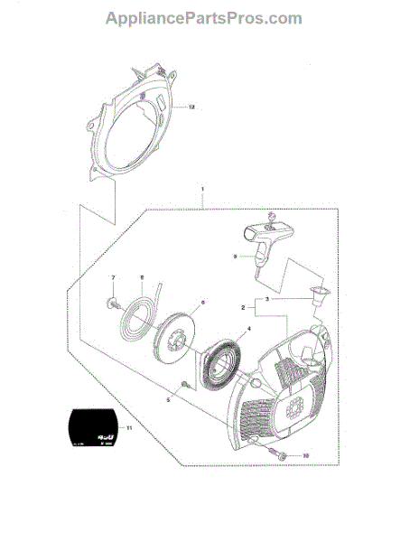 537092502 Starter Pulley | Genuine Husqvarna OEM In Stock