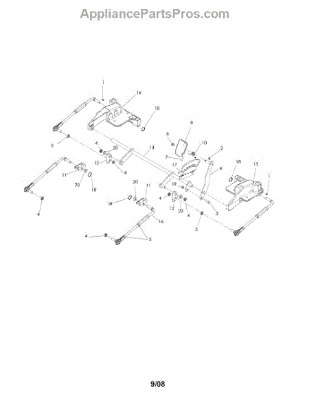 539113565 Lift Shaft Wldt | Genuine Husqvarna OEM In Stock