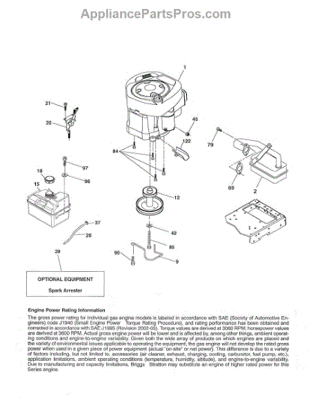 532137352 Muffler.Lt.Briggs.14Hp.Ic/Ohv | Genuine Husqvarna OEM In Stock