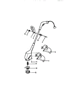 SILVER EAGLE 12S-II Mcculloch Grass Line Trimmer Parts & Free Repair ...
