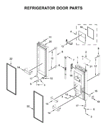 JFFCC72EFP02 Jenn-Air Bottom-Mount Refrigerator Parts & Free Repair ...