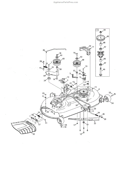 Mtd 19A30031OEM Bagger (AP6539498) - AppliancePartsPros.com