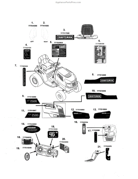777S33654 Label-Rider Safety | Genuine Mtd OEM In Stock