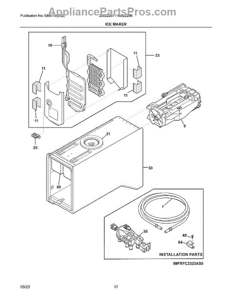 243297608 Icemaker | Genuine Frigidaire OEM In Stock
