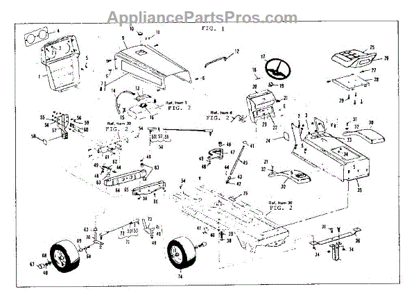 48834 Tube, Poly Cart Handle | Genuine Agri-Fab OEM In Stock