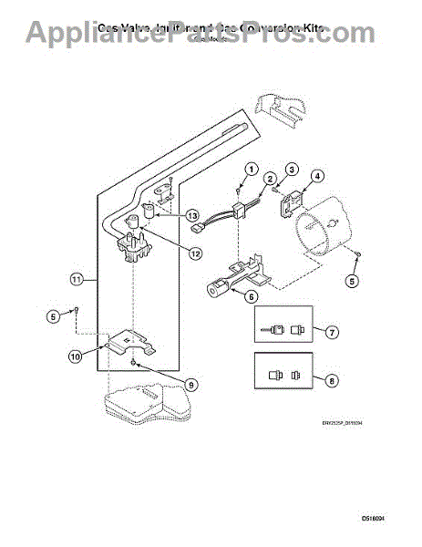 D510184P Igniter And Bracket Assembly | Genuine Speedqueen OEM In Stock