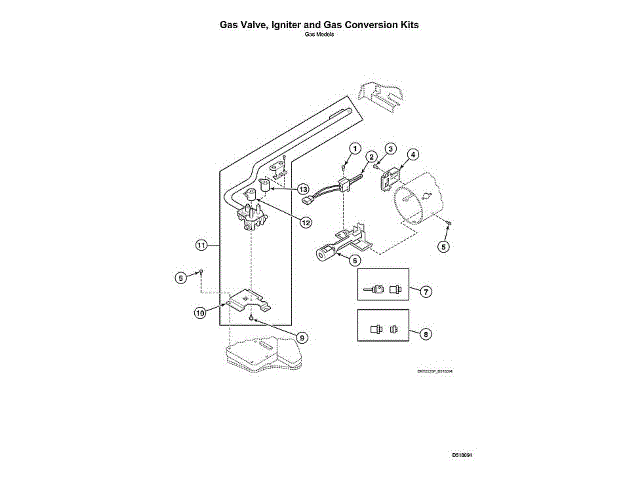 D510184P Igniter And Bracket Assembly | Genuine Speedqueen OEM In Stock
