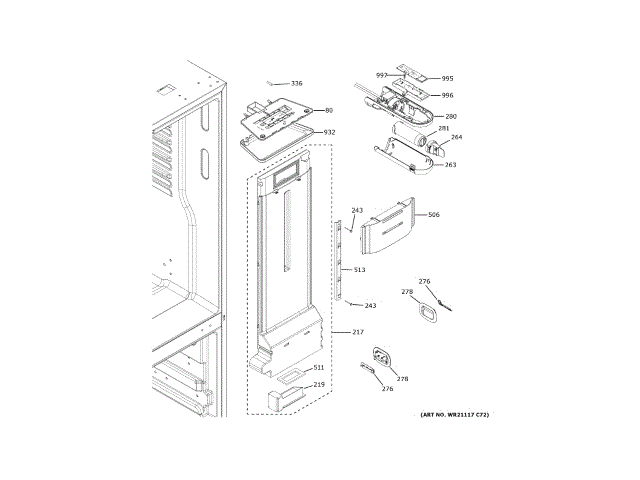WR60X27396 Damper Asm | Genuine Ge OEM In Stock