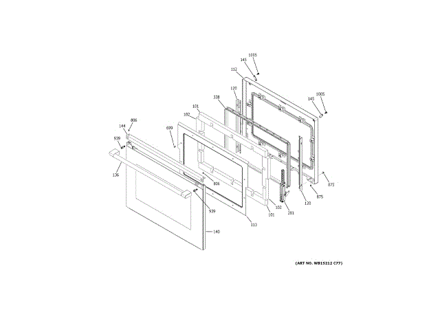 WB56X27502 Window Pack Asm | Genuine Ge OEM In Stock