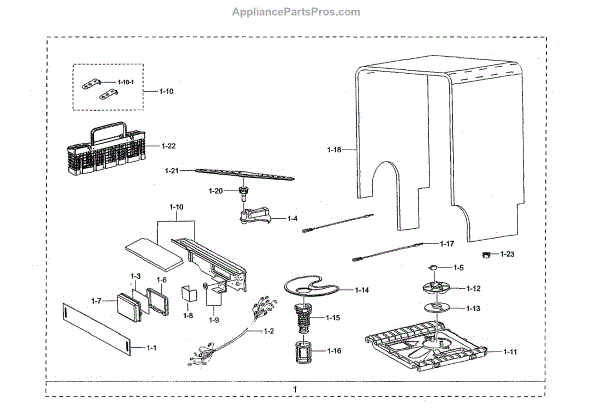 DD82-01433A Dishwasher Installation Kit Assembly | Genuine Samsung OEM ...