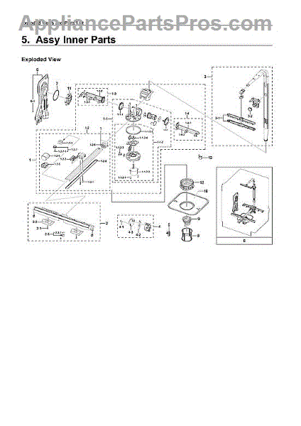 DD63-00306A Dishwasher Fine Filter | Genuine Samsung OEM In Stock