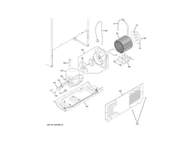WR55X31301 Harness And Power Cord | Genuine Ge OEM In Stock