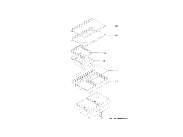 WR72X31124 Snack Pan Rail | Genuine Ge OEM In Stock