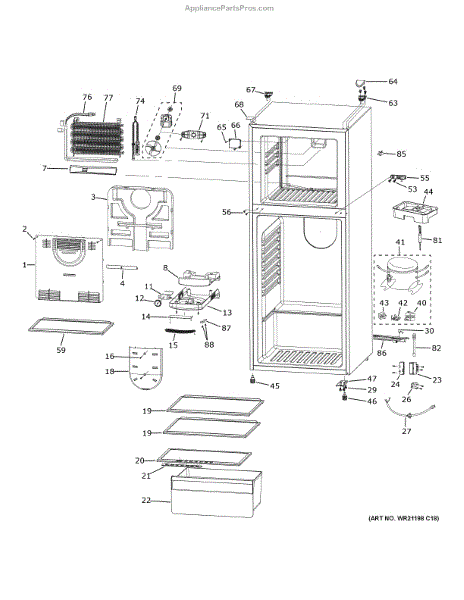 WR01X29257 Evaporator Fan Motor | Genuine Ge OEM In Stock