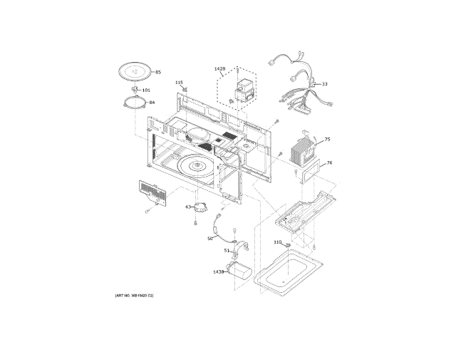 WB49X45009 Magnetron | Genuine Ge OEM In Stock