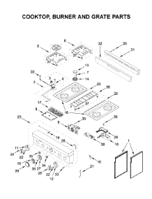 KFGC500JAV00 KitchenAid Gas Range Parts & Free Repair Help ...