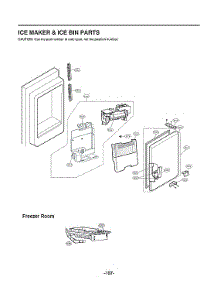 LFXS26596S/01 LG Bottom-Mount Refrigerator Parts & Free Repair Help ...