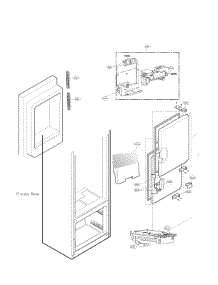 LFXS28596S/00 LG Bottom-Mount Refrigerator Parts & Free Repair Help ...