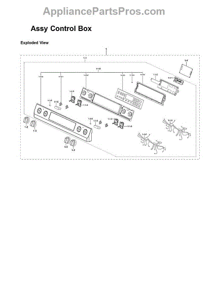 DG44-01006B Range Dual Surface Element Switch | Genuine Samsung OEM In ...