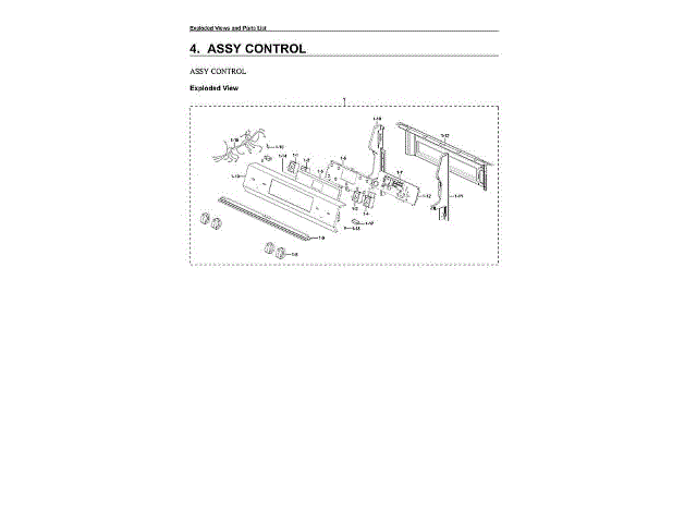 DG94-04024A Electric Range Control Panel Subassembly | Genuine Samsung ...