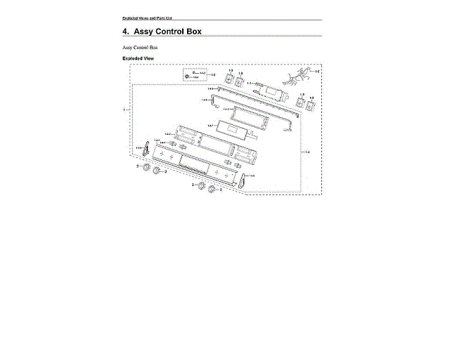 DG94-03574A Electric Range Control Panel Assembly | Genuine Samsung OEM ...
