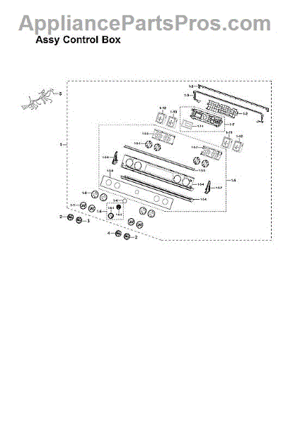 DG94-03550B Electric Range Control Box Assembly | Genuine Samsung OEM ...