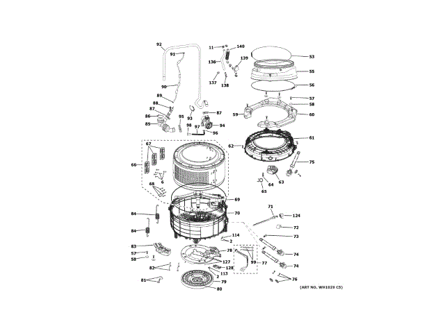 WH45X31657 Rear Tub Assembly | Genuine Ge OEM In Stock