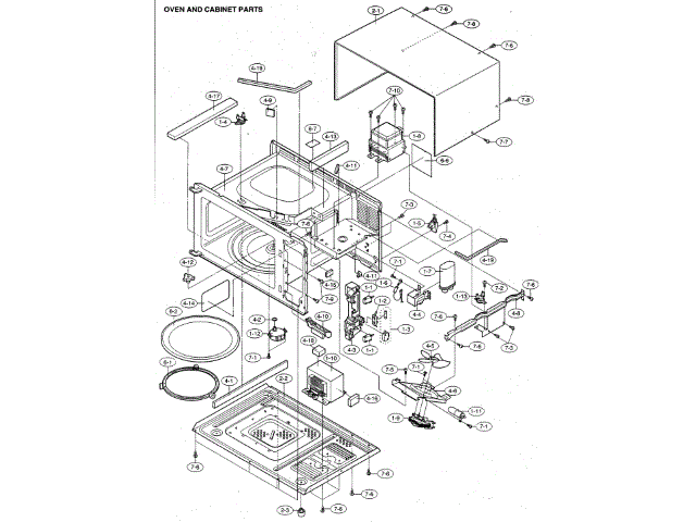 PCOVPA349WRE0 Wave Guide Cover | Genuine Sharp OEM In Stock
