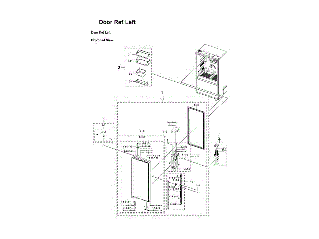 DA97-21261K Water Filter Assembly For Bottom-Mount Refrigerator ...