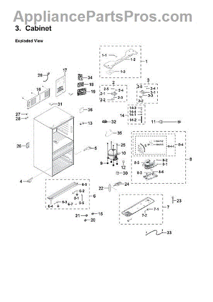 DA96-01170A Wire Harness Assembly For Bottom-Mount Refrigerator ...