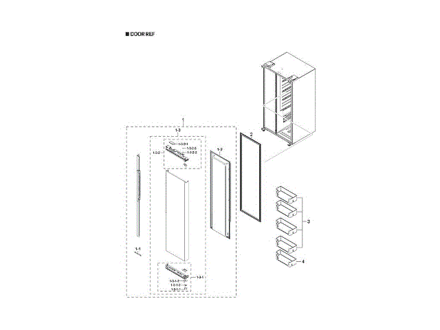 DA97-20639A Side-By-Side Refrigerator Lower Guard Assembly | Genuine ...