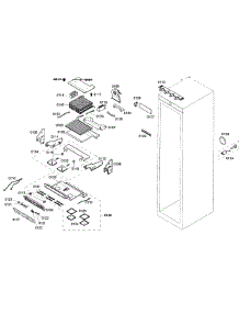 T24ID80NRP/03 Thermador Upright Freezer Parts & Free Repair Help ...