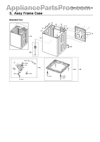 DC97-19289F Drain Pump Assembly For Washer | Genuine Samsung OEM In Stock