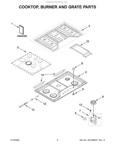 W11205318 Orifice Spud | Genuine Whirlpool OEM In Stock