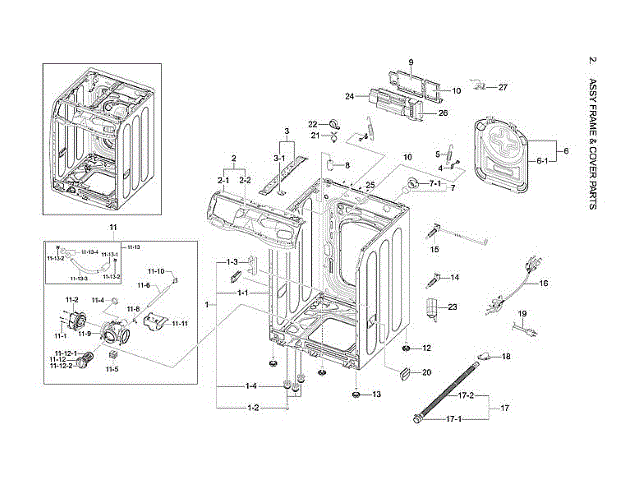 DC97-16991A Drain Pump Filter Assembly | Genuine Samsung OEM In Stock
