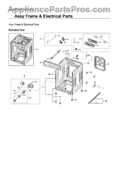 HOW-TO: Samsung Washer WF42H5200AP/A2-0000 Shakes and moves