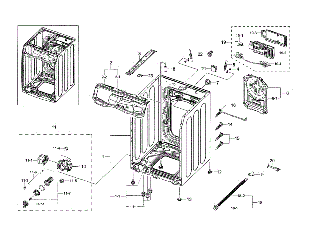DC97-20621A Washer Drain Pump Assembly | Genuine Samsung OEM In Stock
