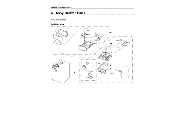DC97-21472A Washer Drawer Housing Assembly | Genuine Samsung OEM In Stock