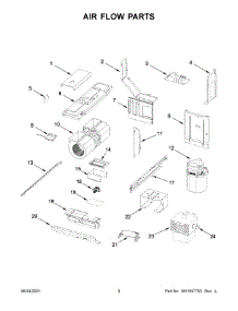 WML55011HS07 Whirlpool Microwave/hood Combo Parts & Free Repair Help ...
