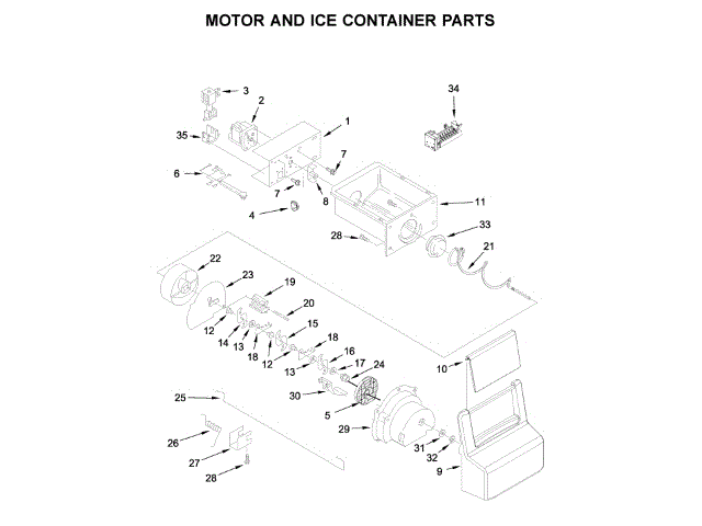 W11284458 Icemaker | Genuine Whirlpool OEM In Stock
