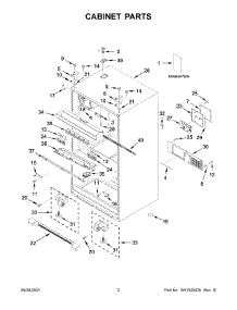 WRX735SDHZ04 Whirlpool Bottom-Mount Refrigerator Parts & Free Repair ...