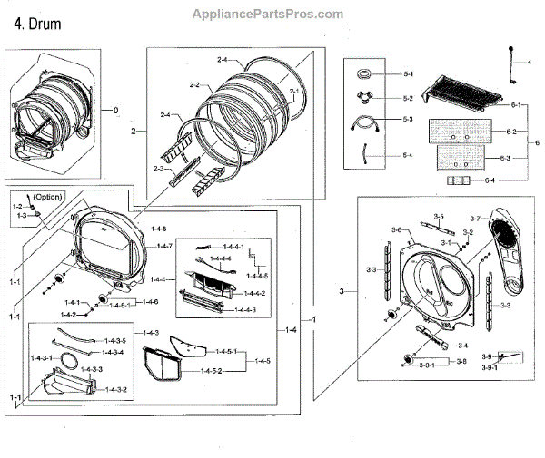 Samsung DC97-16782E Dryer Drum Roller (AP6884453) - AppliancePartsPros.com