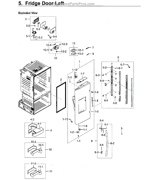 Samsung DA97-17342B Dispenser Control Panel Assembly (AP6284356 ...