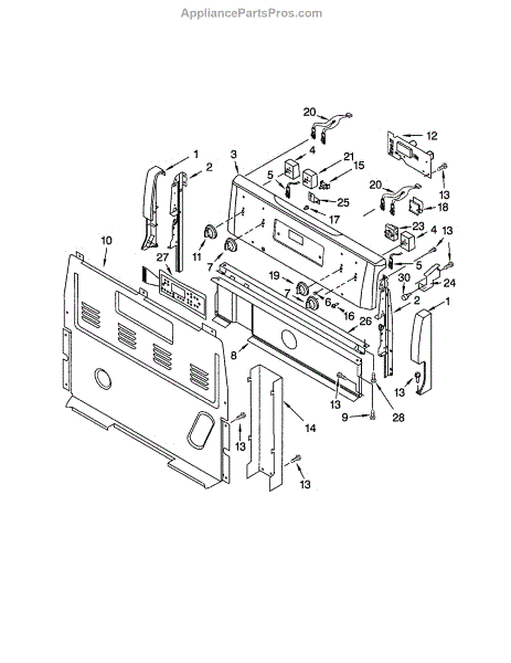 Whirlpool WP8523665 Oven Control Board (AP6012843) - AppliancePartsPros.com