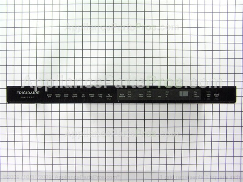 5304506663 Console Assembly (Control Panel), Black | Genuine Frigidaire ...