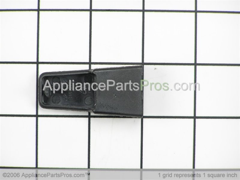 316137003 End Cap (Handle), Black | Genuine Frigidaire OEM In Stock