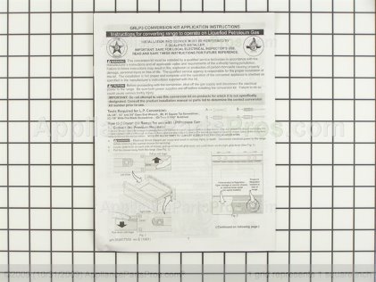 Frigidaire GRLP3 Lp Conversion Kit - AppliancePartsPros.com