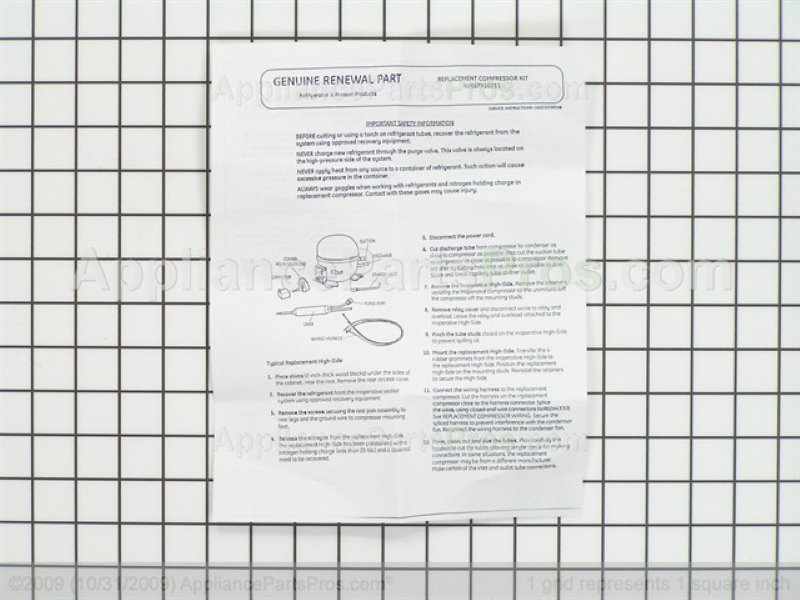 WR87X20798 Compressor Kit | Genuine Ge OEM In Stock