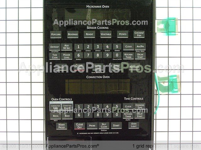 GE WB27T11343 Control Panel Asm - AppliancePartsPros.com